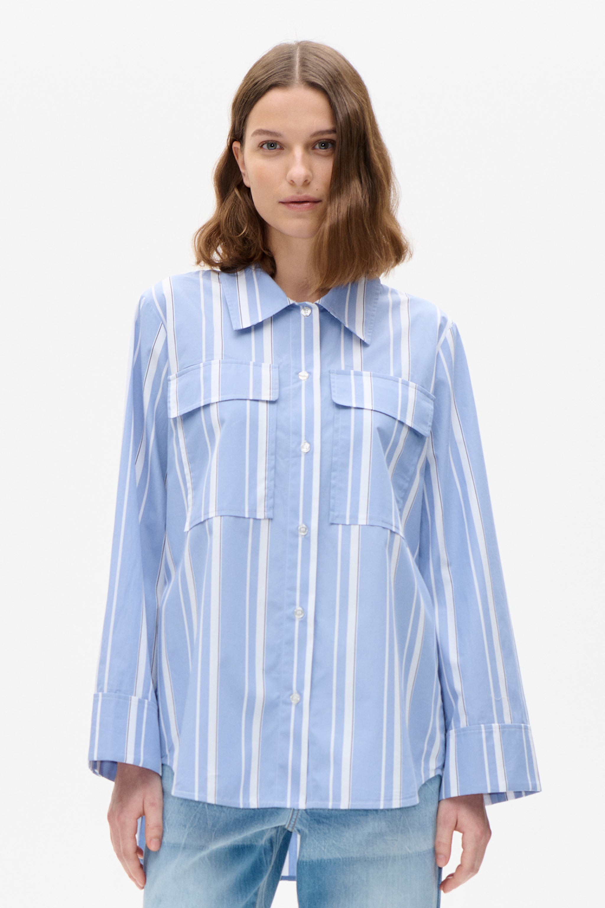 MILO SHIRT | Breezy Blue Stripe