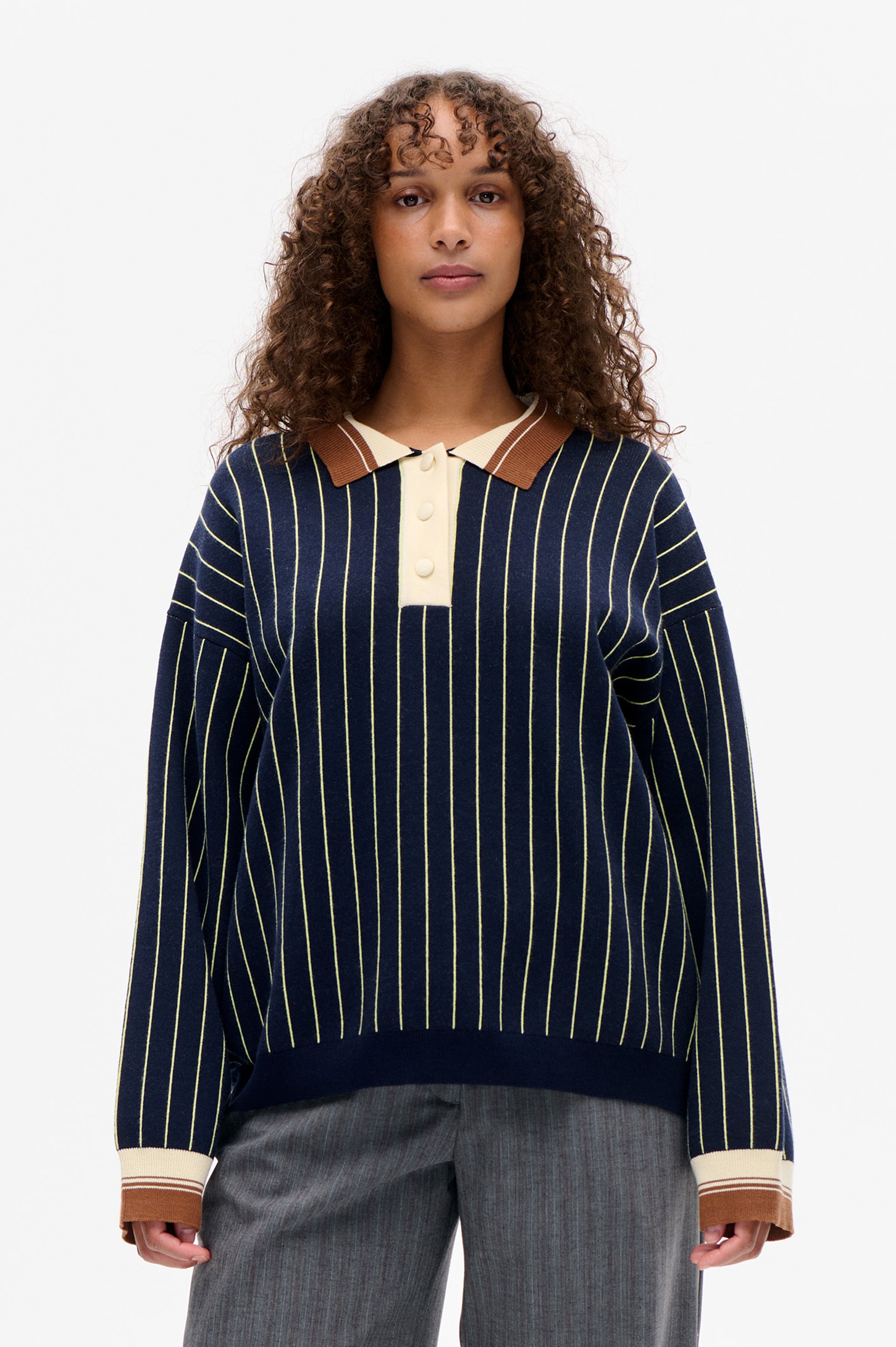 Shop CHIRA SWEATER in Sunny Lime Mix | Fast Delivery